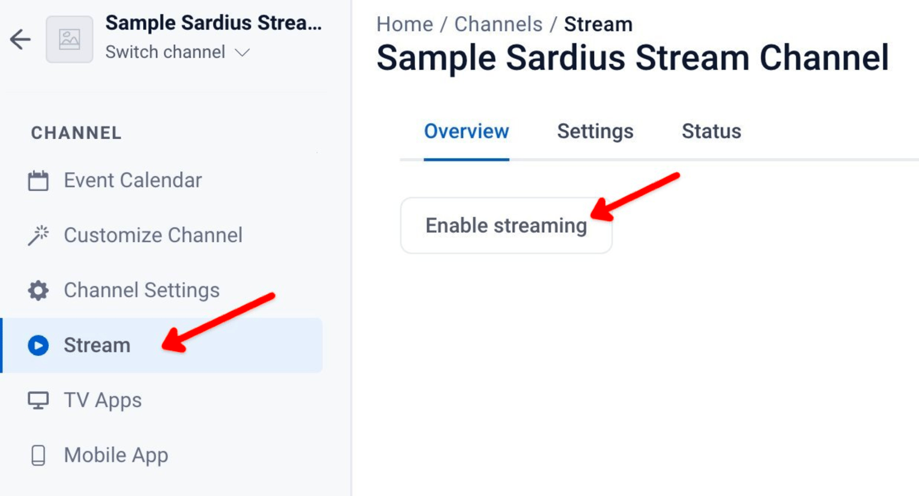Use an Elemental with Sardius Entrypoint (Paired)